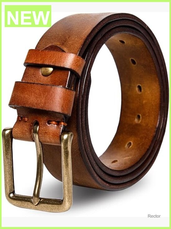 Accessories | Thick Full Grain Leather Mens Work Belt Heavy Duty 15 ...